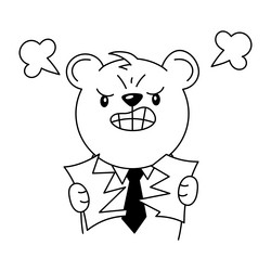 Angry Teddy Bear Vector Images (over 860)