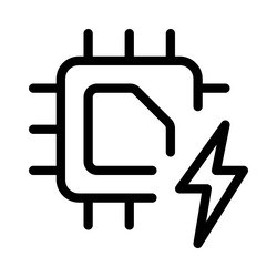 Electrical erasing and programming in flash chip Vector Image