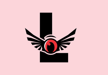 L Letter Wings Vector Images (over 410)