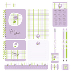 School set Royalty Free Vector Image - VectorStock