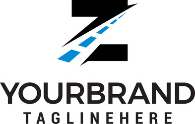 Creative modern letter z logo design concept Vector Image