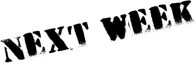 Next month rubber stamp Royalty Free Vector Image