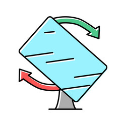 4k resolution computer display color icon Vector Image