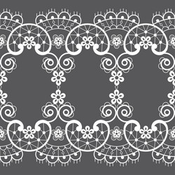 Lace seamless pattern repetitive design Royalty Free Vector
