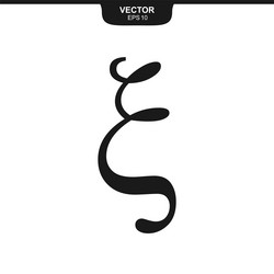 Pi lowercase symbol third letter of the greek Vector Image