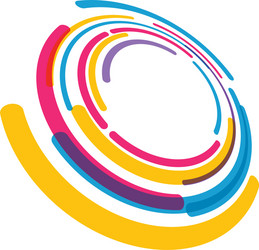 Pixel globe logo icon design Royalty Free Vector Image