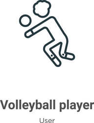 Volleyball Player Outline Vector Images (over 780)