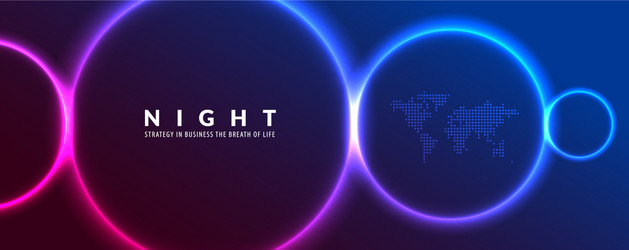 Abstract night party banner in glamour design Vector Image