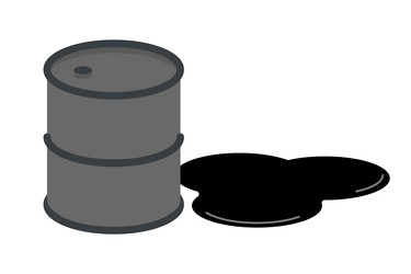 Oil Drum Icon Or And Kerosene Or Crude Royalty Free Vector