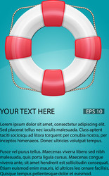 Life saver Royalty Free Vector Image - VectorStock