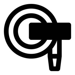 Portable fire pump for carrying water Royalty Free Vector