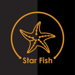 Star fish icon Royalty Free Vector Image - VectorStock