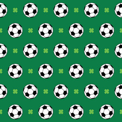 Soccer ball seamless football background pattern Vector Image