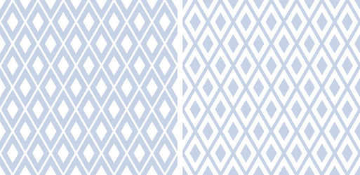 Seamless diamonds and dots patterns Royalty Free Vector