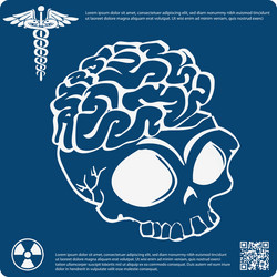 Skeleton scan Royalty Free Vector Image - VectorStock
