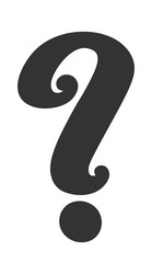 Comic question mark Royalty Free Vector Image - VectorStock