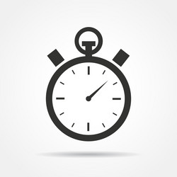 90 minutes timer stopwatch or countdown icon time Vector Image