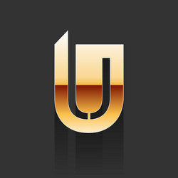 Letter U Gold Vector Images (over 3,700)