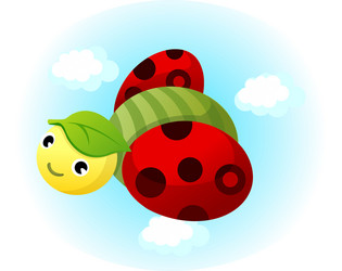 Ladybird Flying Vector Images (over 5,600)