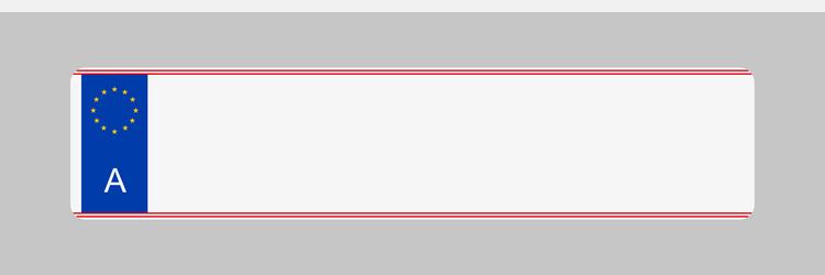 Car Number Plate Template Vector Images (over 140)