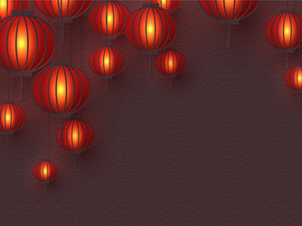 Traditional chinese realistic background Vector Image