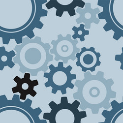 Seamless cogwheel patterns Royalty Free Vector Image