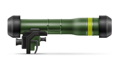 Hand portable missile system Royalty Free Vector Image
