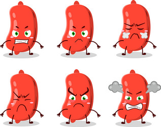 Sausage Cartoon Angry Vector Images (79)