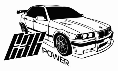 Car Outline Drawing Bmw