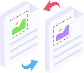 File transfer Royalty Free Vector Image - VectorStock