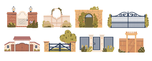 Farm Gates Vector Images (over 6,500)