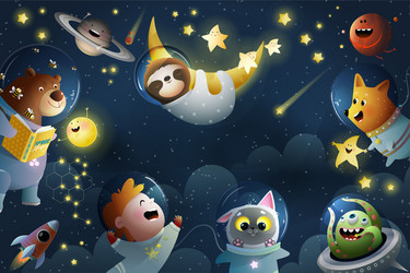 Space Background for Kids Vector Images (over 22,000)