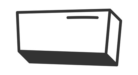 Cartoon subtraction sign Royalty Free Vector Image