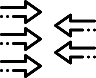 Contrary Royalty Free Vector Image - VectorStock