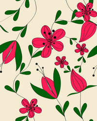 Floral corner decoration Royalty Free Vector Image