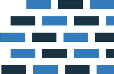 Block brick wall icon black color Royalty Free Vector Image