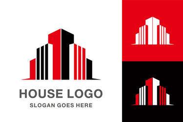 Building house logo architecture editable Vector Image