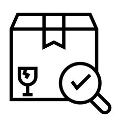 Delivery package icon Royalty Free Vector Image