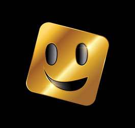 Golden Emoticon Vector Images (over 7,400)