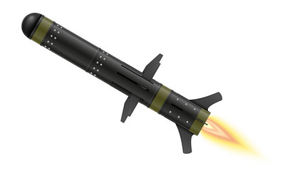 Hand portable missile system Royalty Free Vector Image