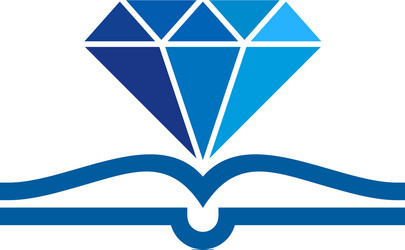 Coloring book page with detailed diamonds sheet Vector Image