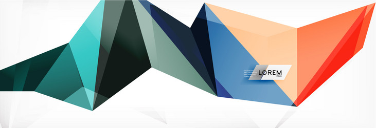 Science background abstract triangle pattern Vector Image