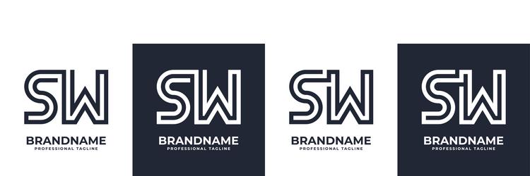 Monogram Sw Vector Images (over 1,200)