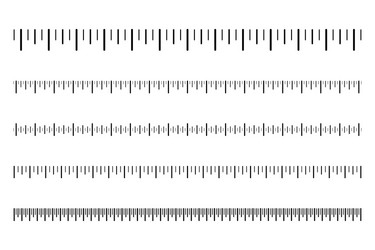 Ruler scale measure measurement Royalty Free Vector Image
