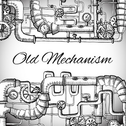Steampunk Pipes Background Vector Images (over 230)