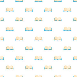 Book page pattern seamless Royalty Free Vector Image