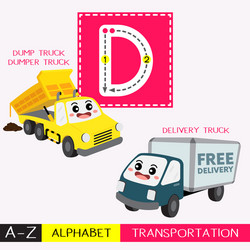 Letter D Flash Cards Vector Images (over 180)