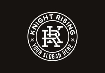 Powerful and strong monogram initial letter mmm Vector Image