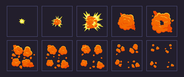 Fire Sequence Vector Images (over 570)