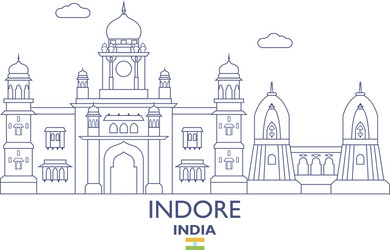 Indore Skyline Vector Images (30)